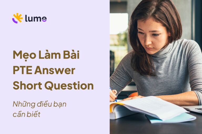 PTE Answer Short Question: Cách Làm Và Mẹo Ghi Điểm