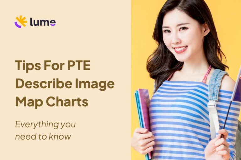 PTE Describe Image Map Chart Tips & Examples